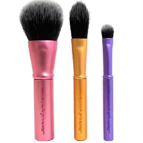 Real Techniques Mini Brush Trio - Kit de Mini pinceis REF 1416