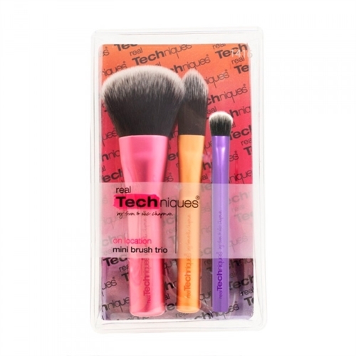 Real Techniques Mini Brush Trio - Kit de Mini pinceis REF 1416