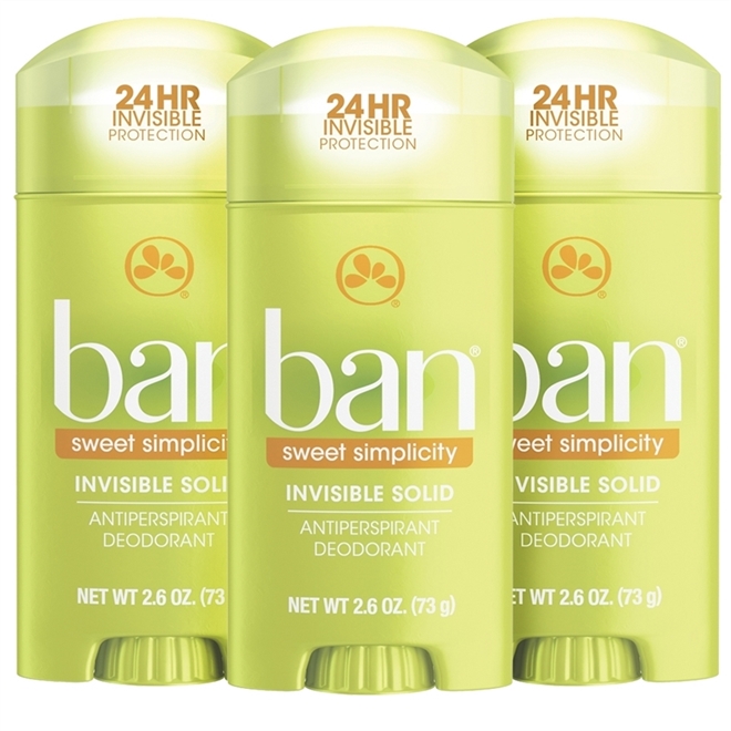 Ban Desodorante Stick SWEET SIMPLICITY - 73G - 3 Unidades