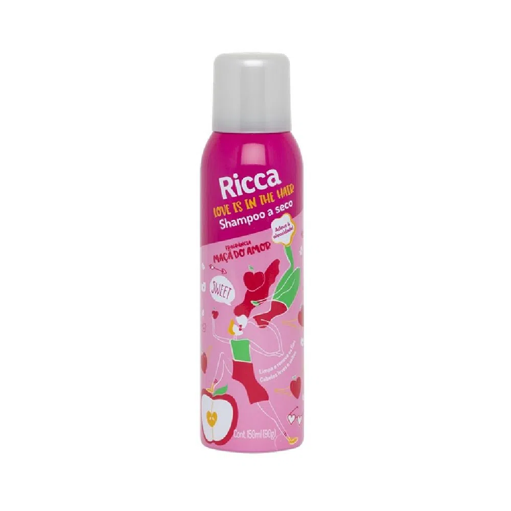 Ricca Shampoo A Seco 150ml - Maça do Amor