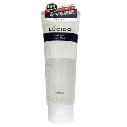 Mandom Lúcido Hair Gel Super Hard 160g