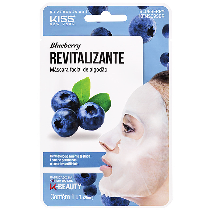 Kiss New York Máscara Facial 20ml - Revitalizante