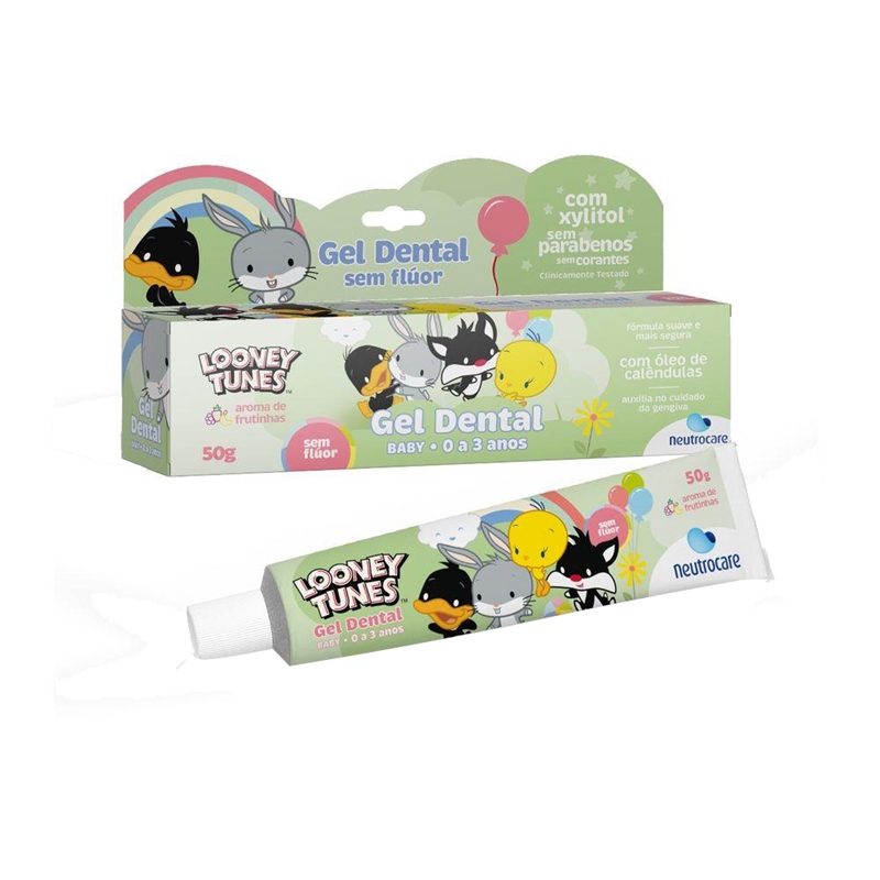 Looney Tunes Gel Dental Baby 50g