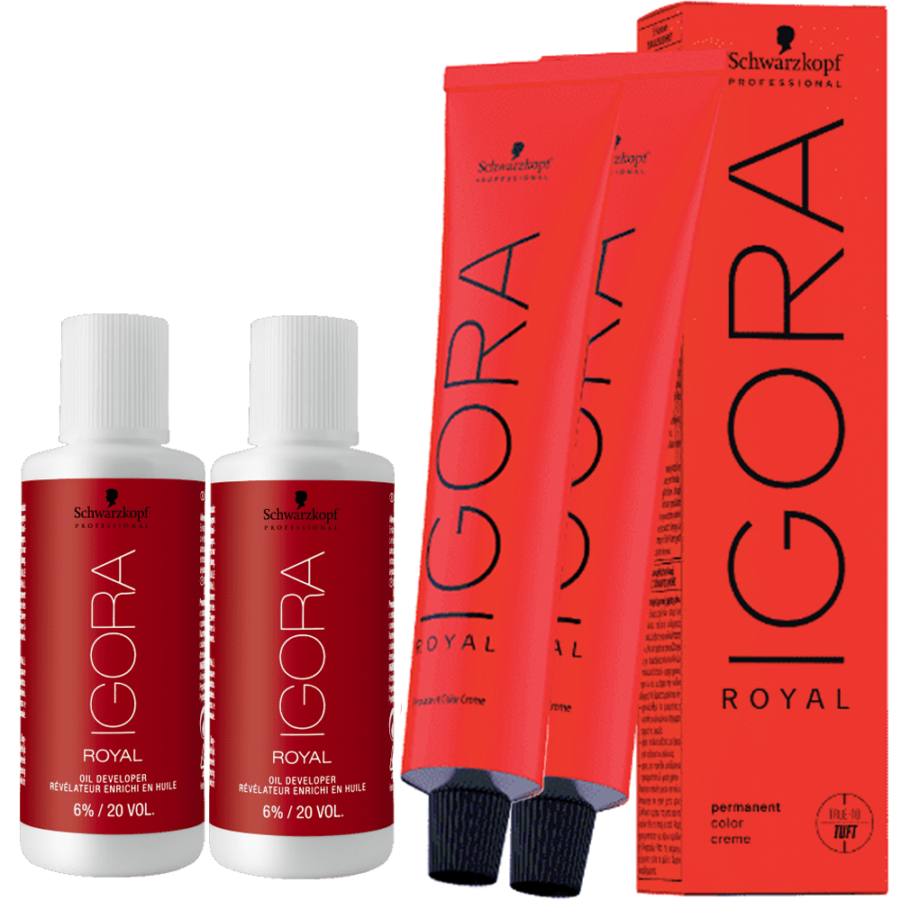Igora Royal Kit para Coloração 2 Unidades - 8.77 Louro Claro Cobre Extra