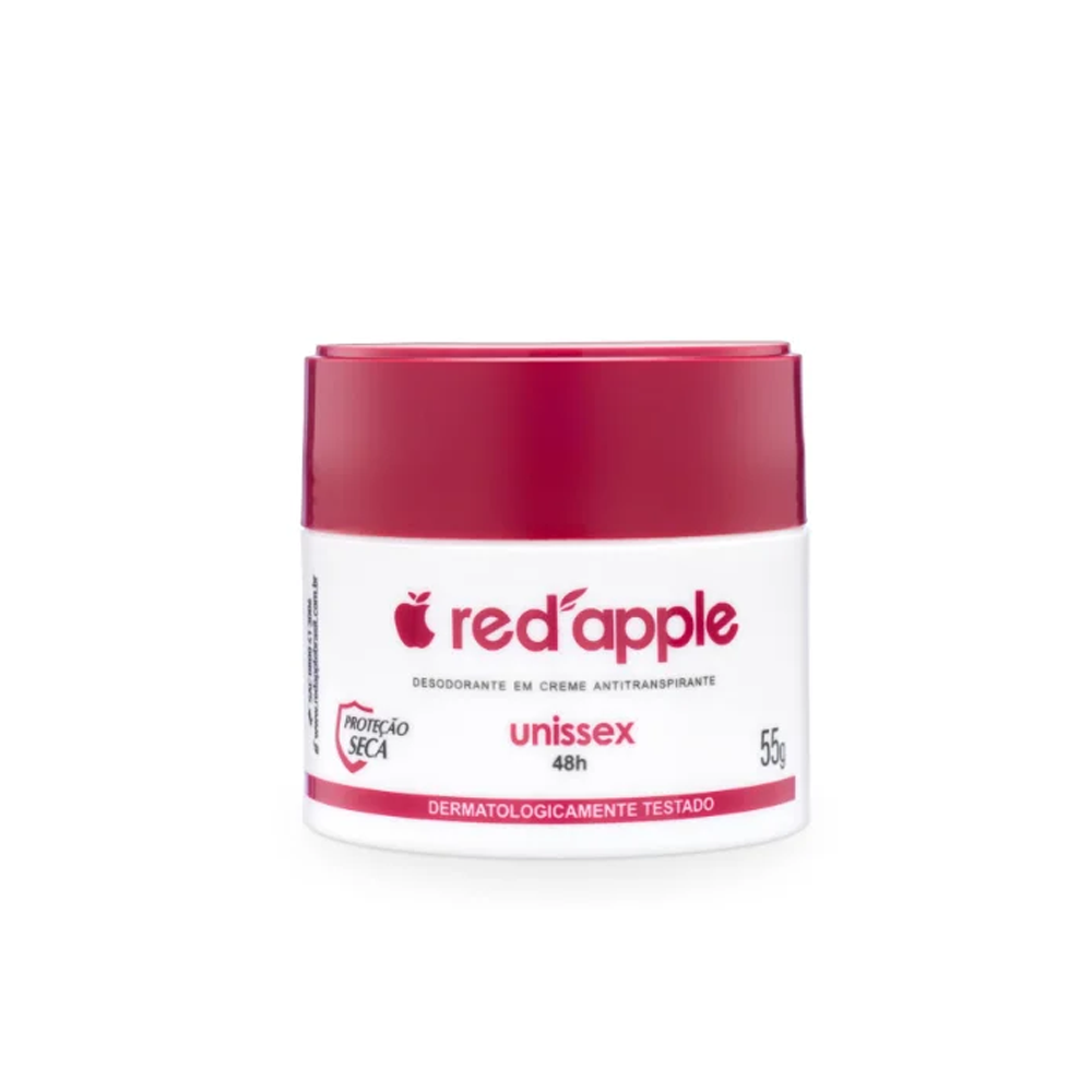 Red Apple Desodorante em Creme Antitranspirante 48h 55g - Unissex