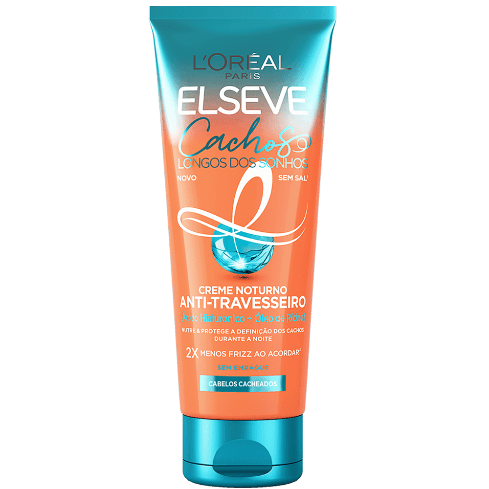 Elseve Cachos Longos dos Sonhos Creme Noturno Anti Travesseiro 200g