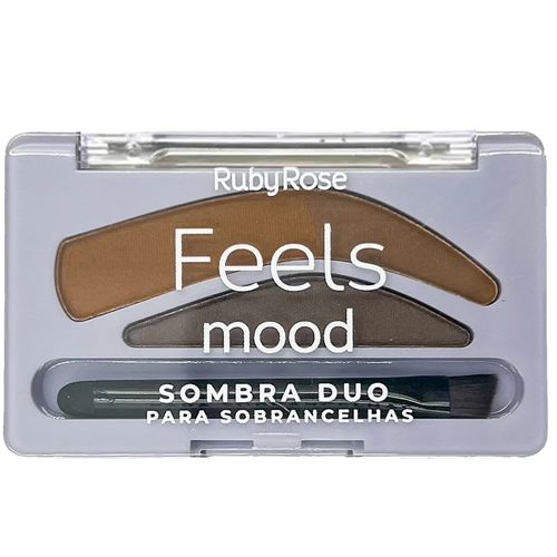 Ruby Rose Feels Mood Sombra Duo para Sobrancelhas 1,8g - Cor 04