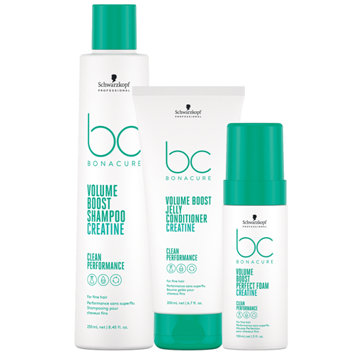 Bonacure Kit Clean Performance Volume Boost Trio Perfect Foam