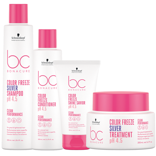 Bonacure Kit Clean Performance Color Freeze Silver Completo