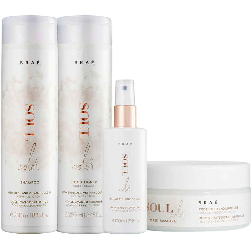 Braé Kit Soul Color Primer Shine Spray Completo