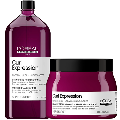 Loreal Kit Curl Expression Shampoo Antirresíduos + Máscara Duo Grande