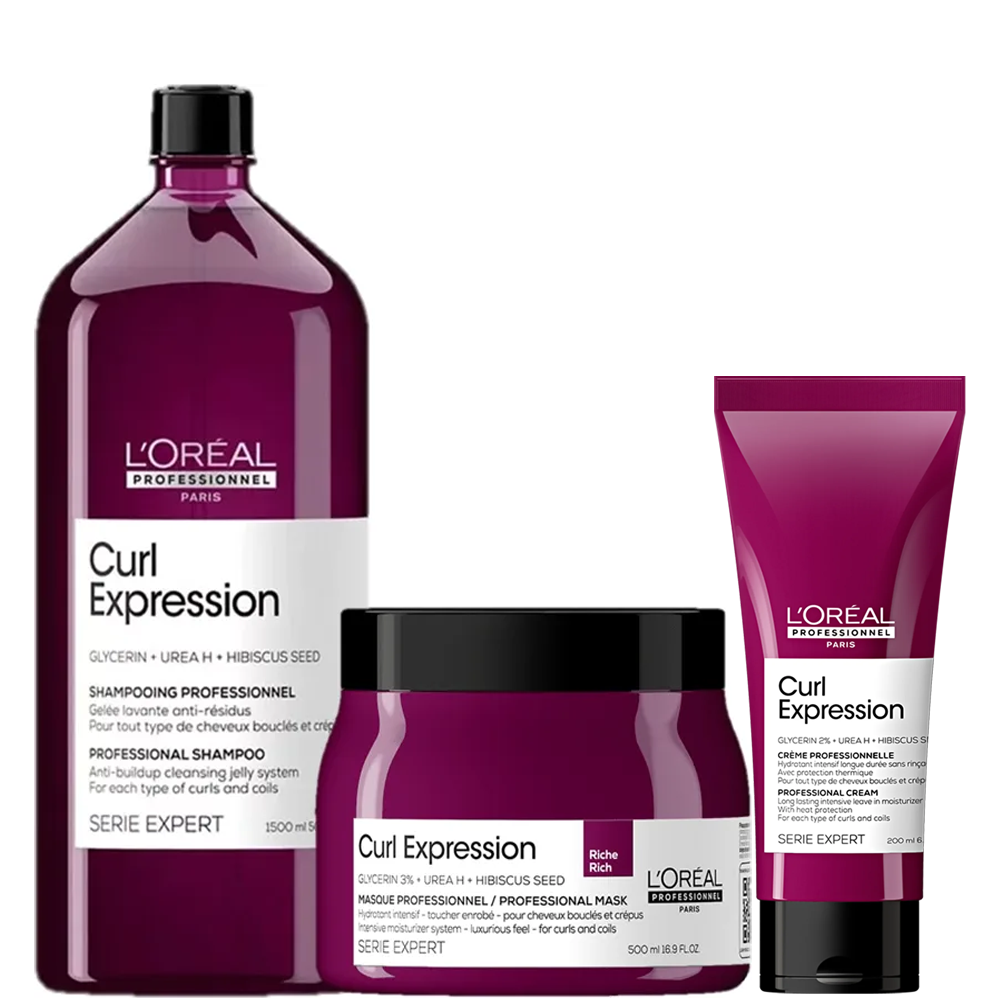 Loreal Kit Curl Expression Sh. Antirresíduos + Máscara + Long Lasting ...