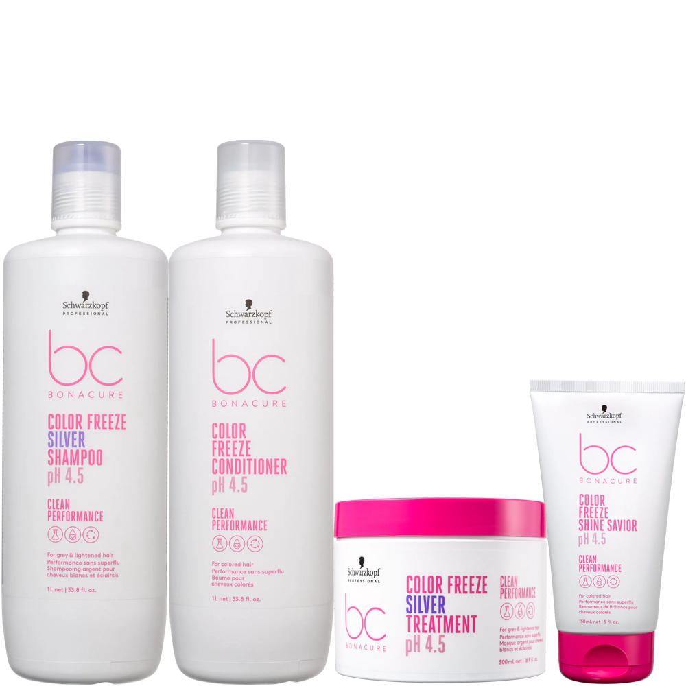 Bonacure Kit Clean Performance Color Freeze Silver Completo