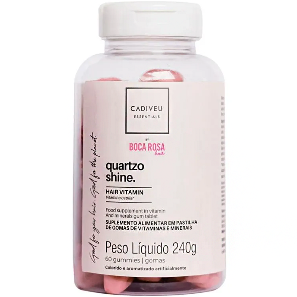 Cadiveu Essentials Boca Rosa Hair Quartzo Shine Vitamina Capilar 240g
