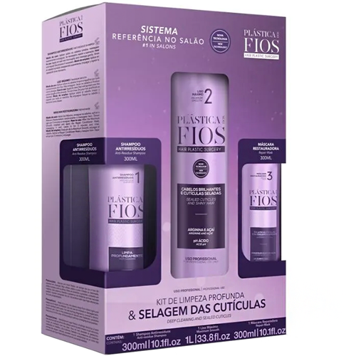 Plástica dos Fios Kit Tratamento