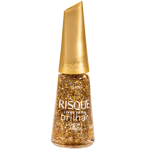 Risqué Livre para Brilhar Esmalte 8ml - Chega e Arrasa