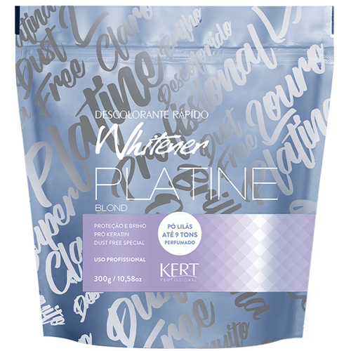 Kert Whitener Platine Blond Pó Descolorante 300g - Pó Lilás