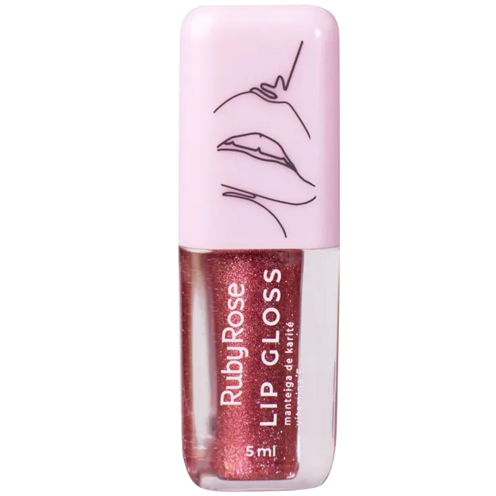 Ruby Rose Lip Gloss 5ml - Shooting Star