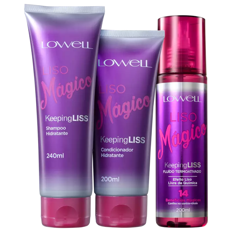 Lowell Kit Liso Mágico